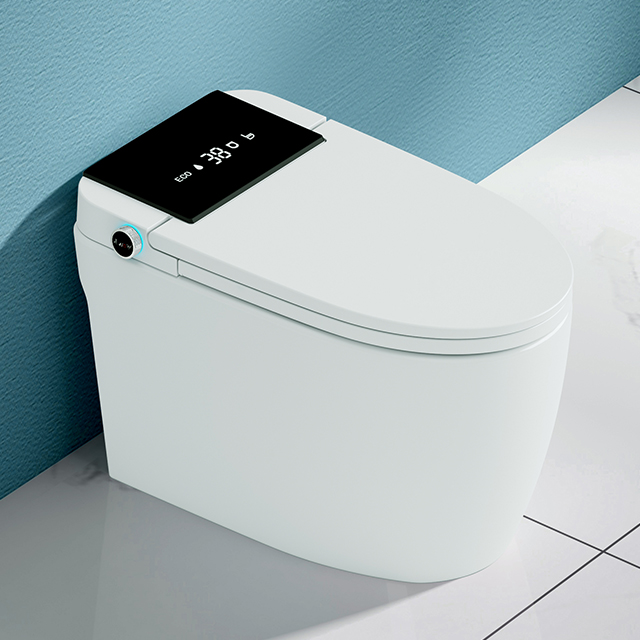 China Self cleaning automatic flush remote control heated smart toilet ...