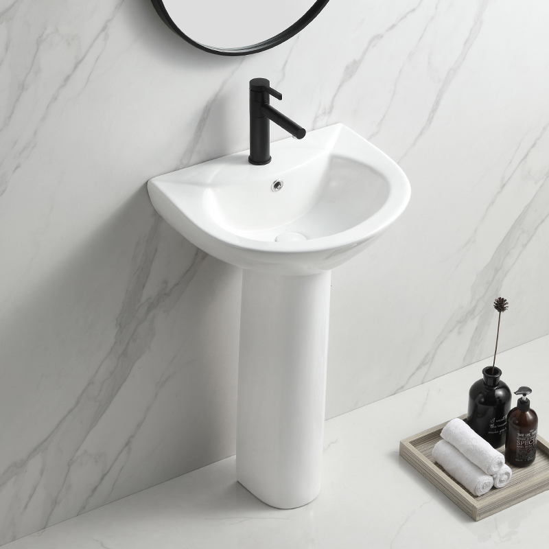 China Marble Design Round Pedestal Sink Ceramic Modern Fancy Wash Basin ...